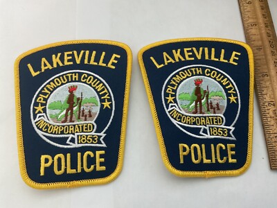 Lakeville Police Massachusetts patches new full size. | eBay