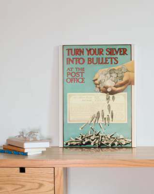 War Propaganda Ww1 Turn Your Silver Lb Ww1 Propaganda
