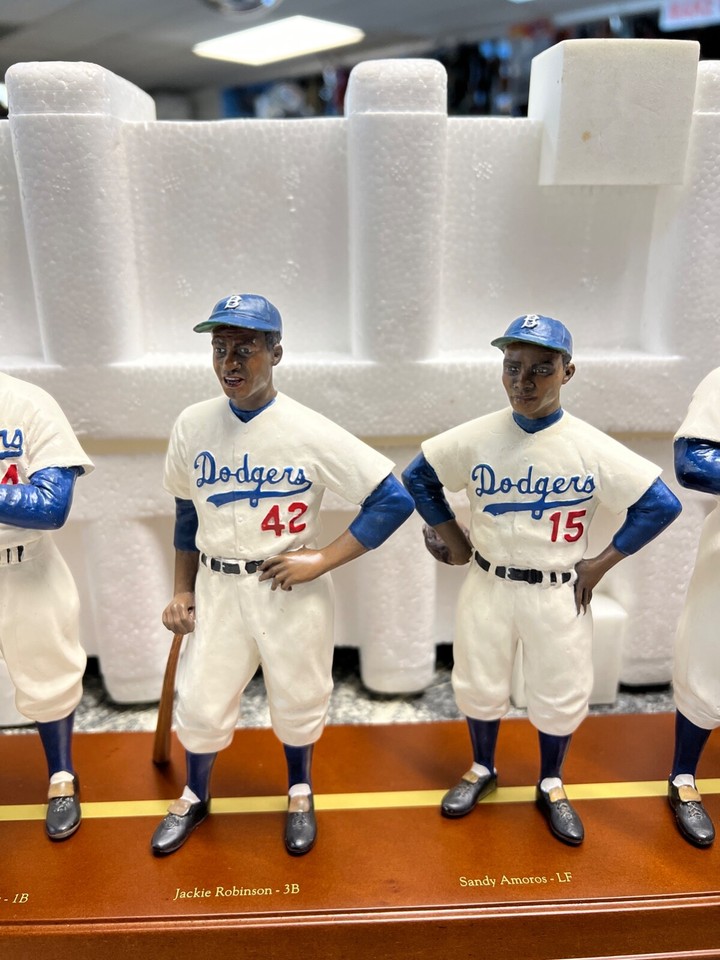 COOPERSTOWN COLLECTION DANBURY MINT 1955 BROOKLYN DODGERS MLB STATUE ...