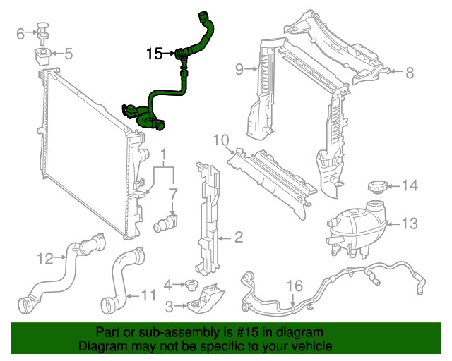 NEU MERCEDES-BENZ E-KLASSE RECHT KÜHLER KÜHLMITTELSCHLAUCH A2535011700 ...