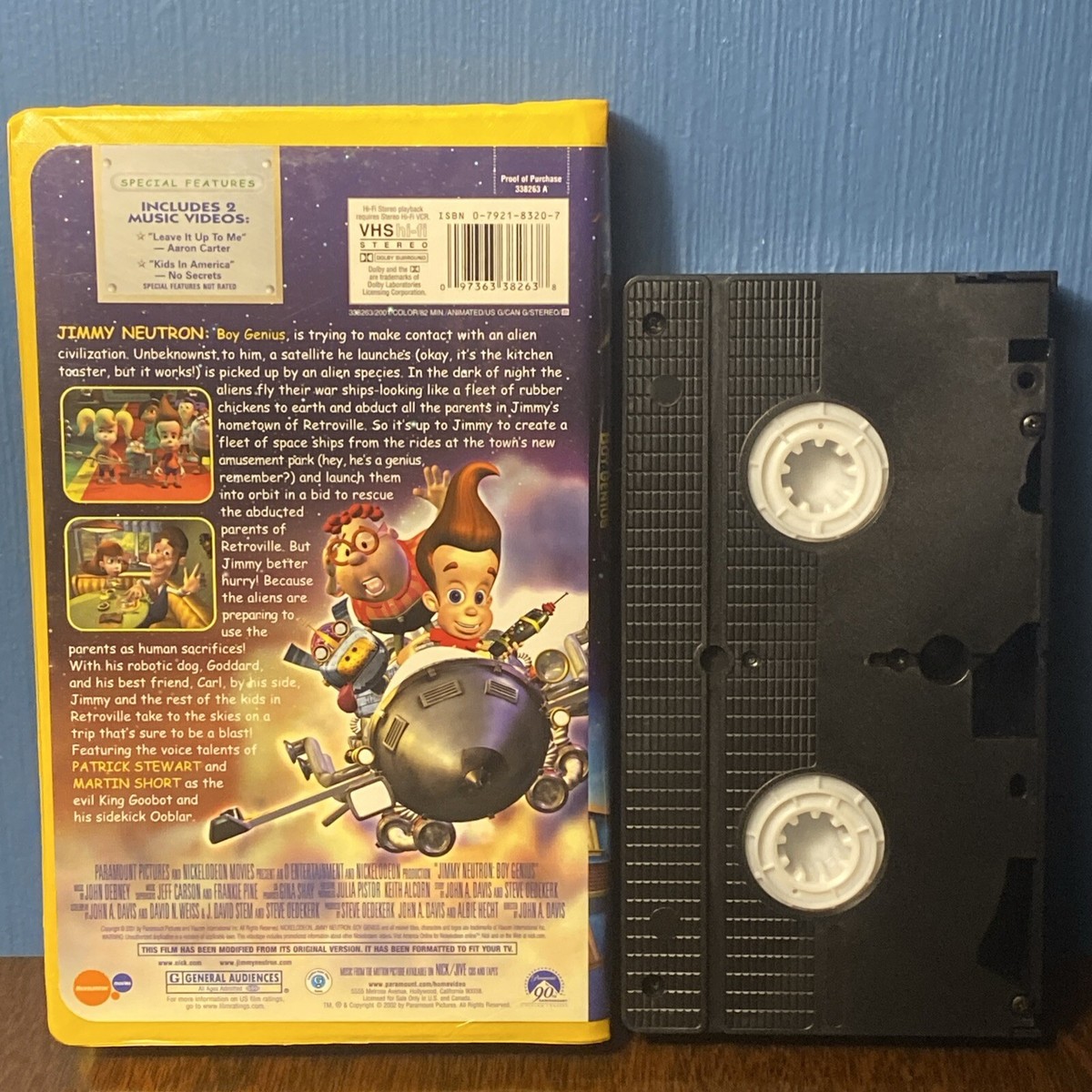 Jimmy Neutron Boy Genio Vhs Chiusura La Apertura De Jimmy Neutron El