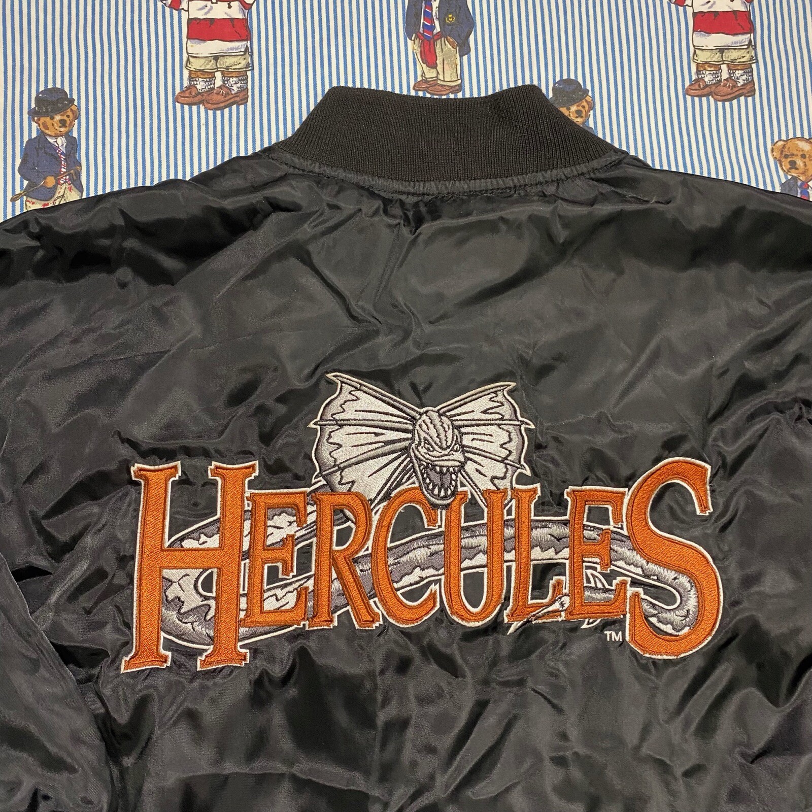 VTG 90s Hercules The Legendary Journeys Satin Jacket … - Gem