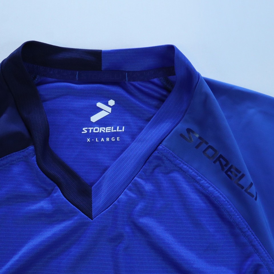 Storelli Goalkeeper Jersey Adult XL Exoshield Gladiator Blue Soccer ...