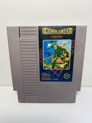 COMMANDO -- NES Nintendo Original Classic Authentic Fun 2 Player Game ...