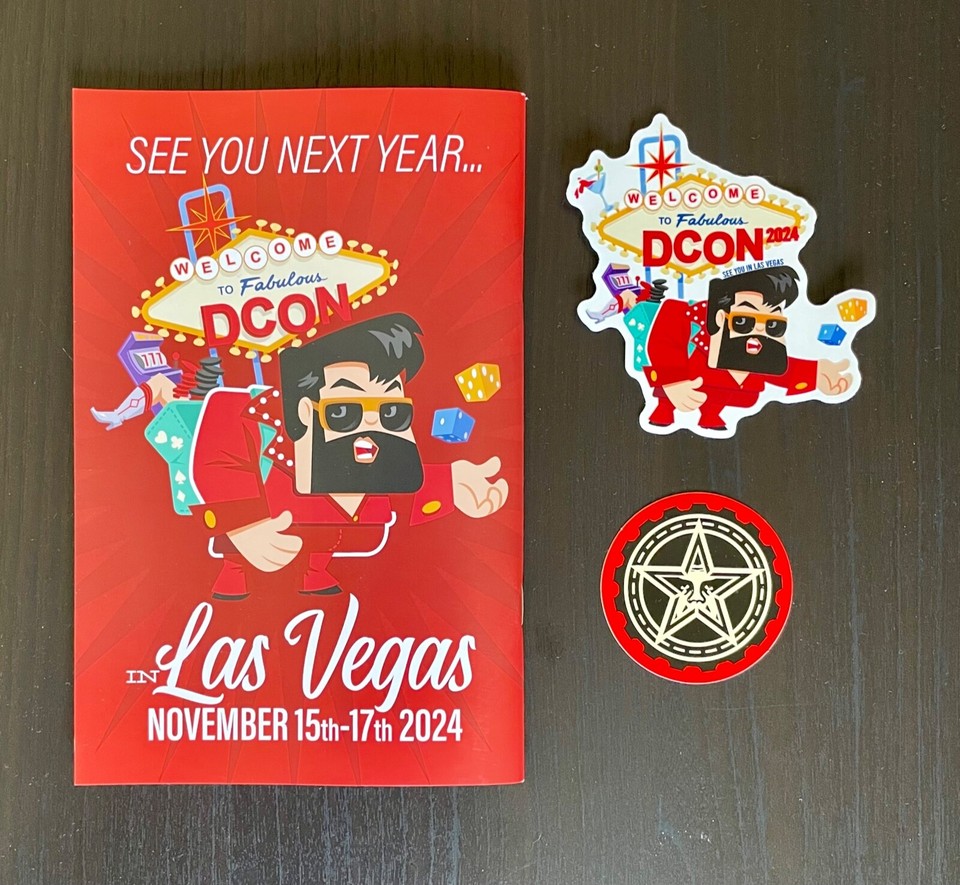 Designer Con DCon 2023 Program Book OBEY Shepard Fairey Cover Dabs Myla ...