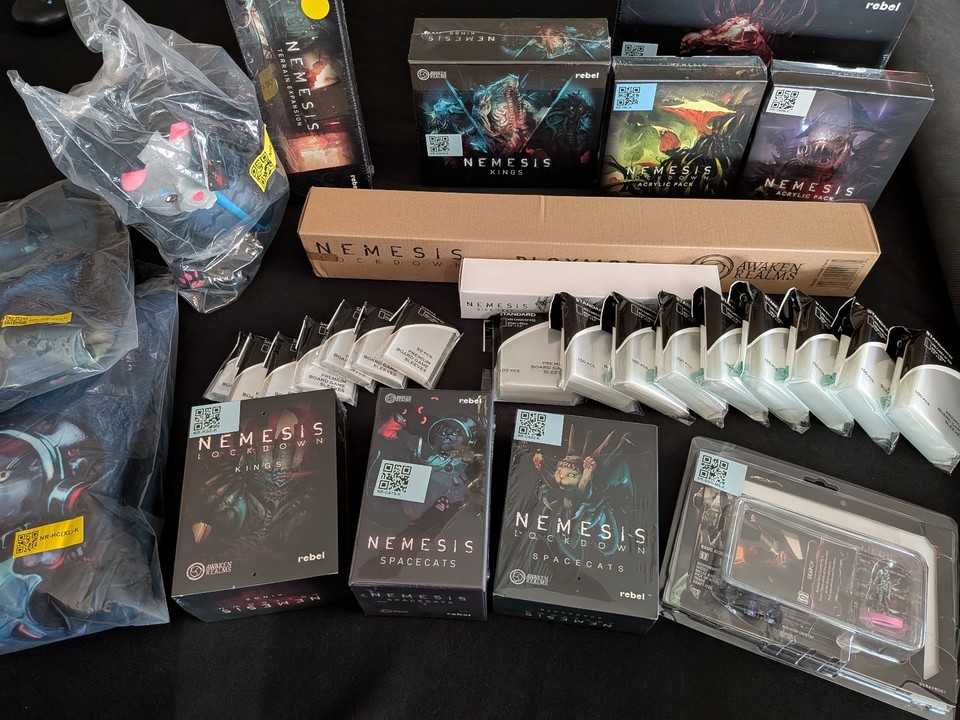 Nemesis Board Game Gamefound Kickstarter Bundle Lot (Nemesis & Nemesis Lockdown) | eBay