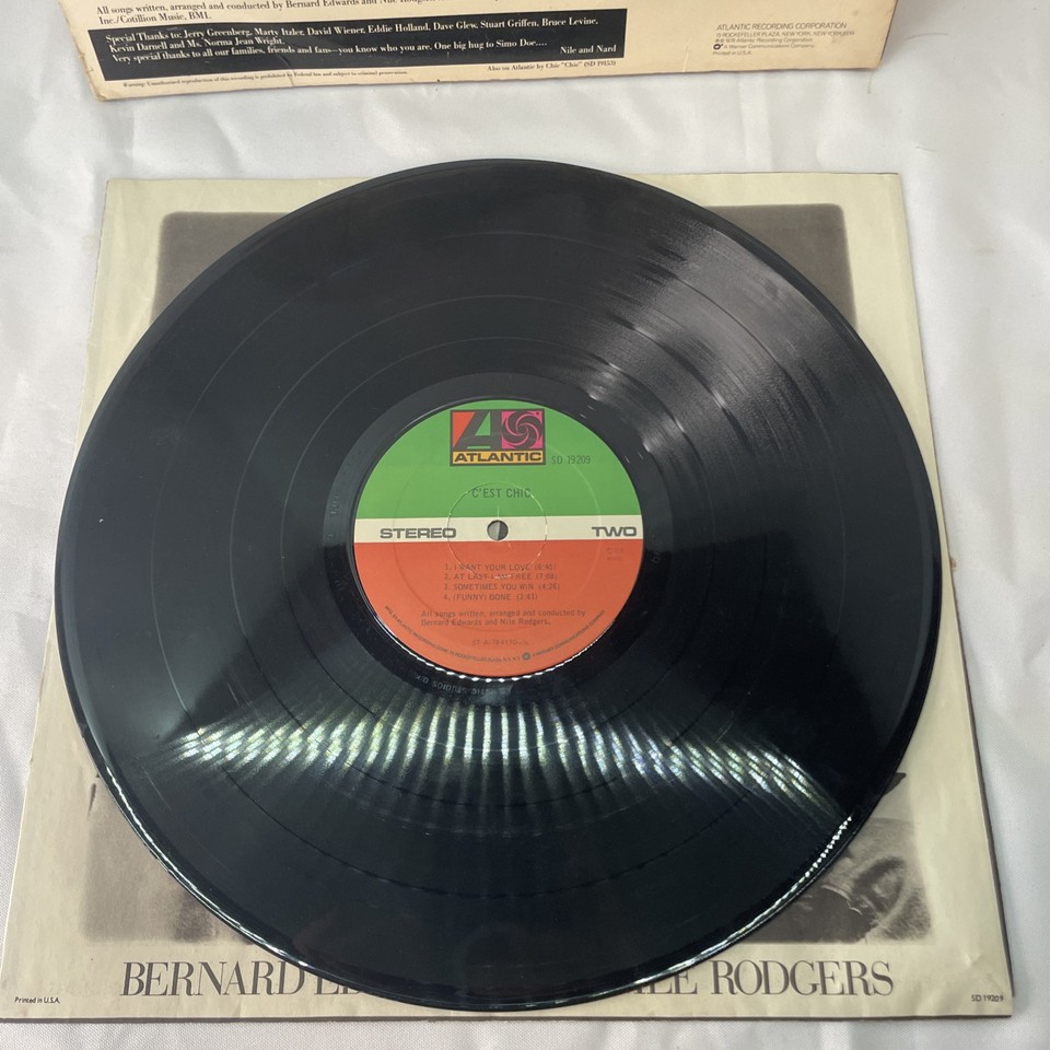 Chic C'est Chic Vinyl LP Atlantic Records Le Freak Freak Out 1978 Disco ...