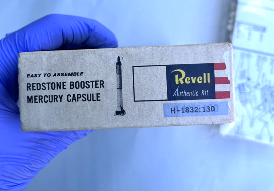 Vintage Revell Redstone Booster Mercury Capsule Model Kit 1961 NEW H ...