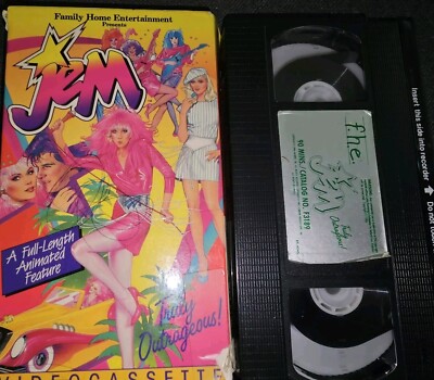 Jem Animated Feature Truly Outrageous VHS Tape 1991 Avid Entertainment Film Rare 12235103135| eBay