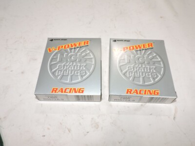 NEW (8) NEW NGK V Power racing spark plugs R5672A-9 Late Model Nascar ...