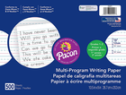 Pacon Multi-Program Handwriting Paper, D'Nealian Grade 1/Zaner-Bloser ...