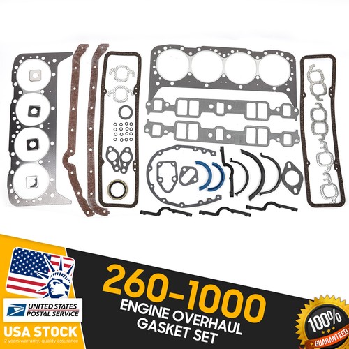 260-1000 For Small Block Chevrolet 1955-1979 283 327 350 SBC Overhaul ...
