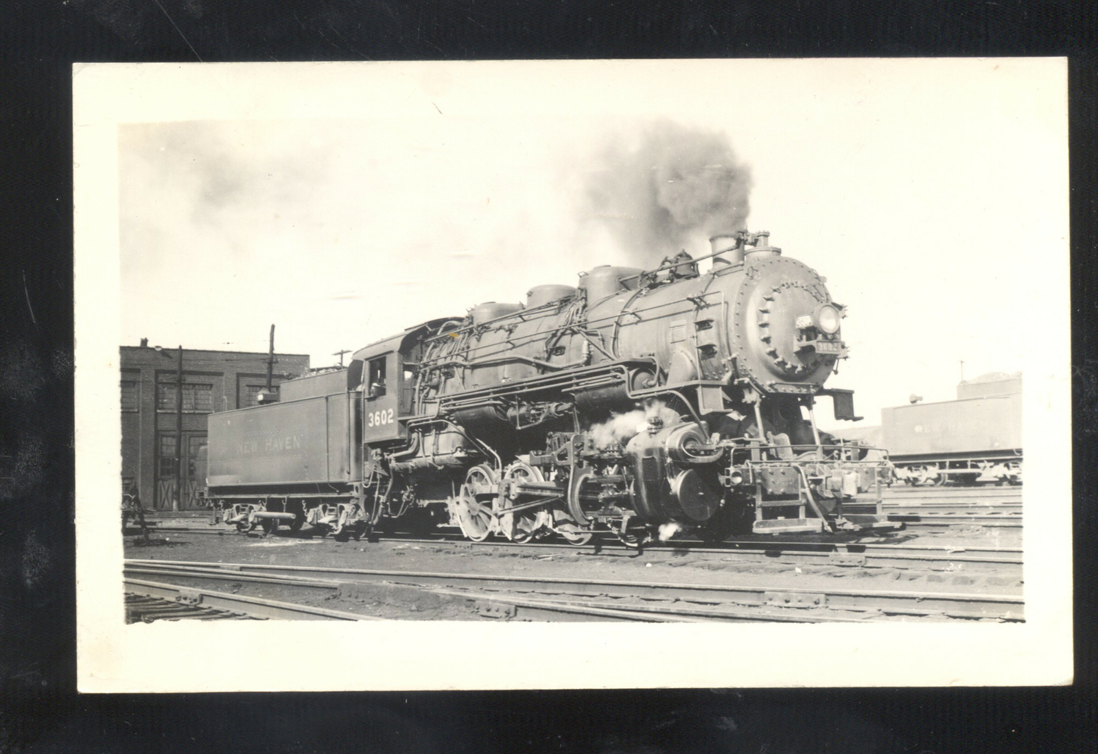RPPC MAYBROOK NEW YORK RAILROAD TRAIN LOCOMOTIVE RR REAL PHOTO POSTCARD ...