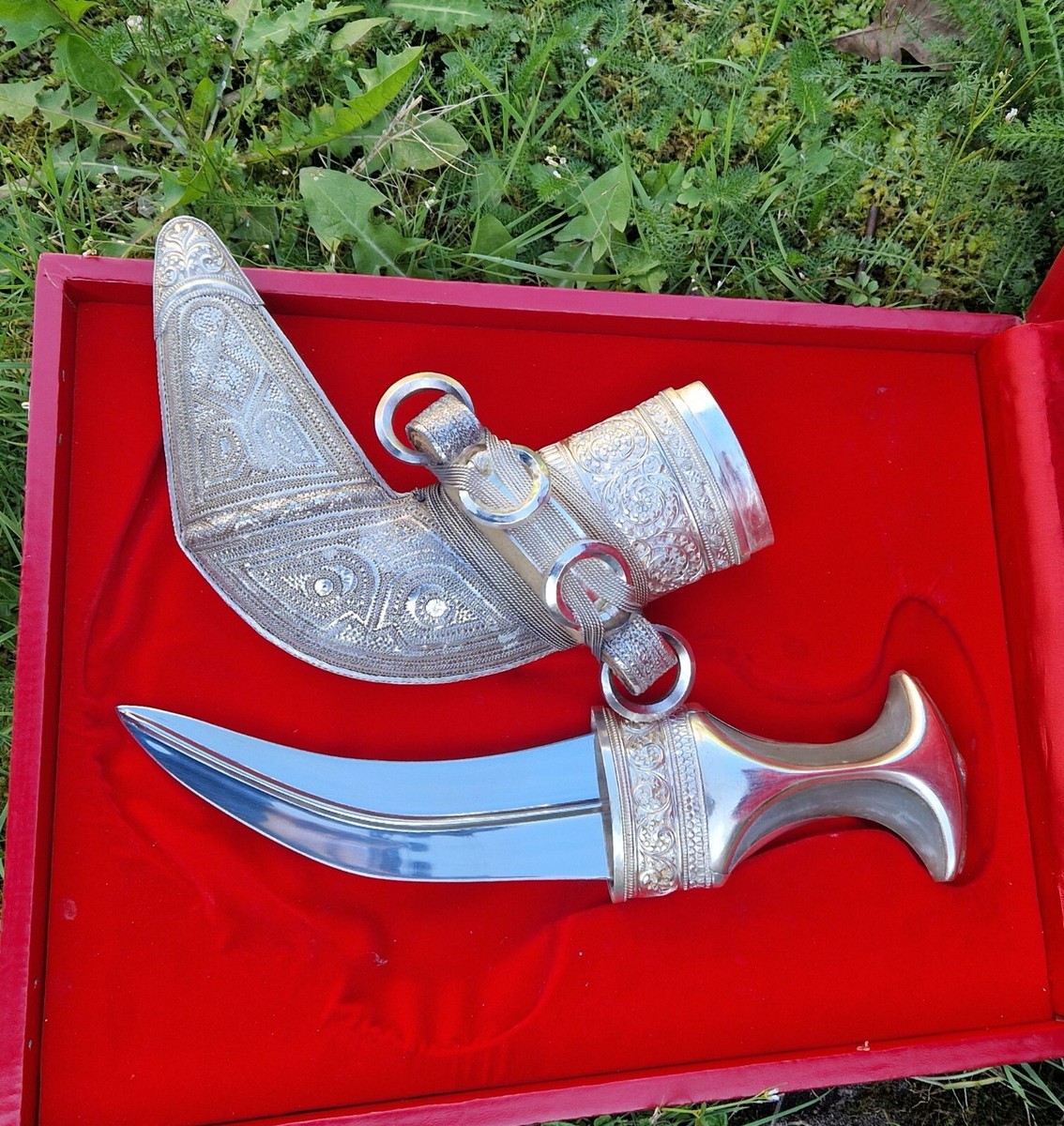 Omani Silver Khanjar Helgot | Saidi Khanjar Dagger RESERVED