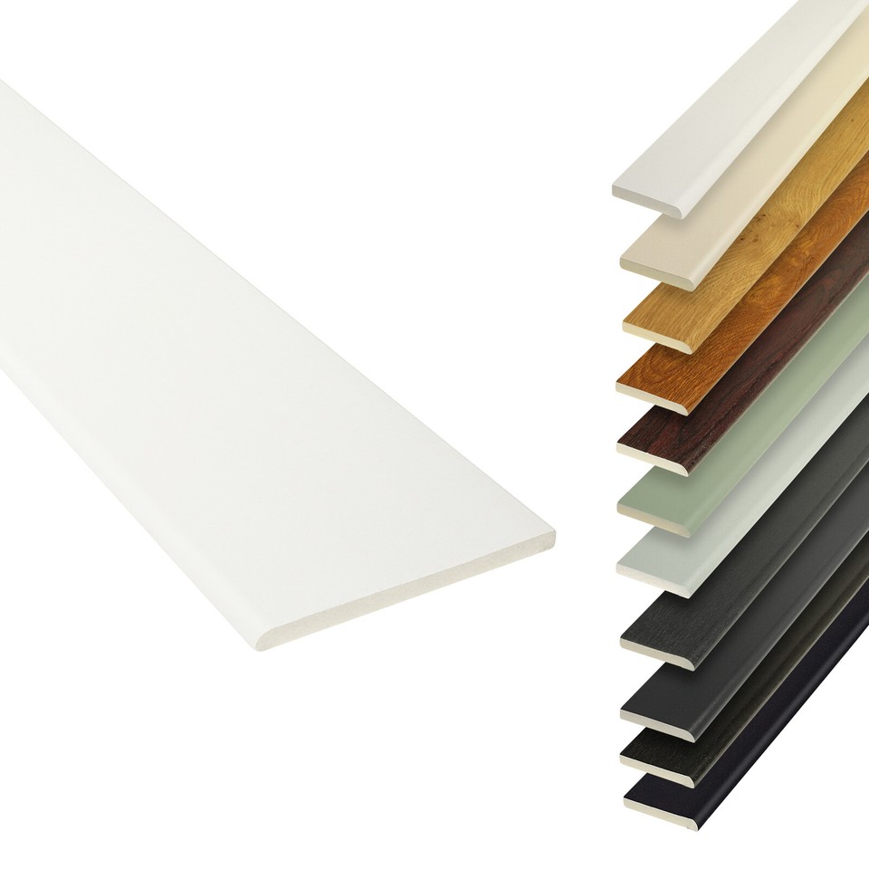 uPVC Plastic Trim Bead 5m Cloaking Fillet D Mould PVC Architrave Window ...