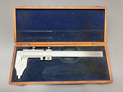 VINTAGE ETALON PROCH ROLLE VERNIER CALIPER 0-12" 1/1000 TEMPERED STEEL ...