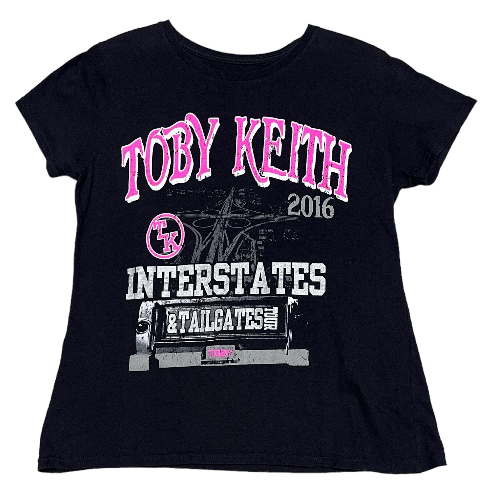 Toby Keith Interstates & Tailgates TOUR 2016 Merch Te… - Gem