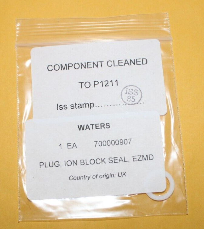 2x Waters Quality Parts 700000907 Ion Block Plug Seal | eBay.de