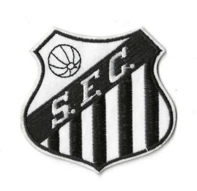 FC Santos Fußball Football Patch Aufnäher Aufbügler Emblem Logo 7,0 x 7 ...