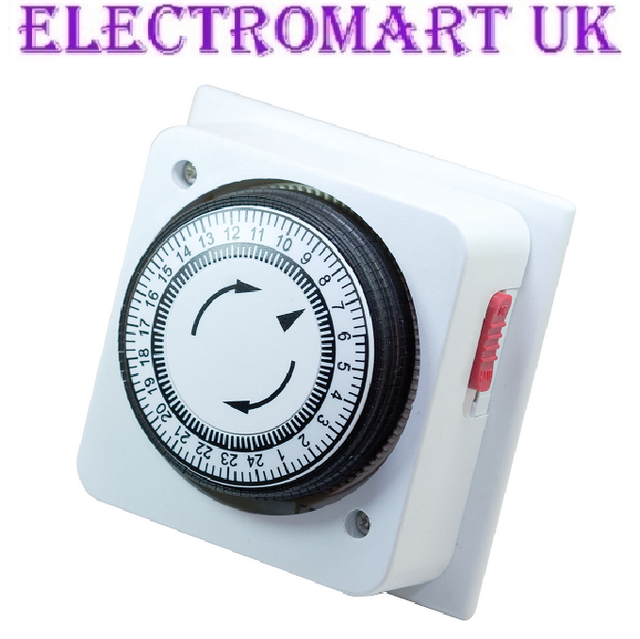 13a Immersion Heater Timeswitch Timer Clock 24 Hour Mechanical ...