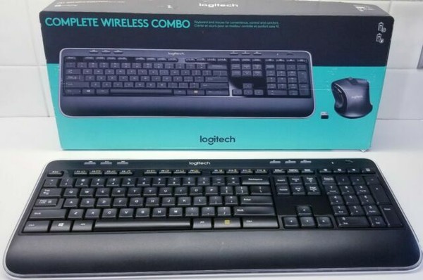 Logitech Complete Wireless Combo K520 Keyboard and M510 Mouse for sale ...