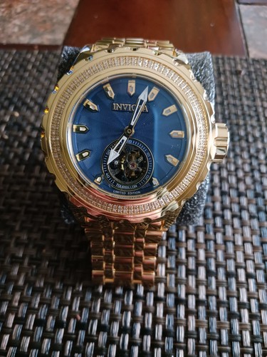 Limited edition Invicta tourbillon with diamond bezel, model 31792 ...