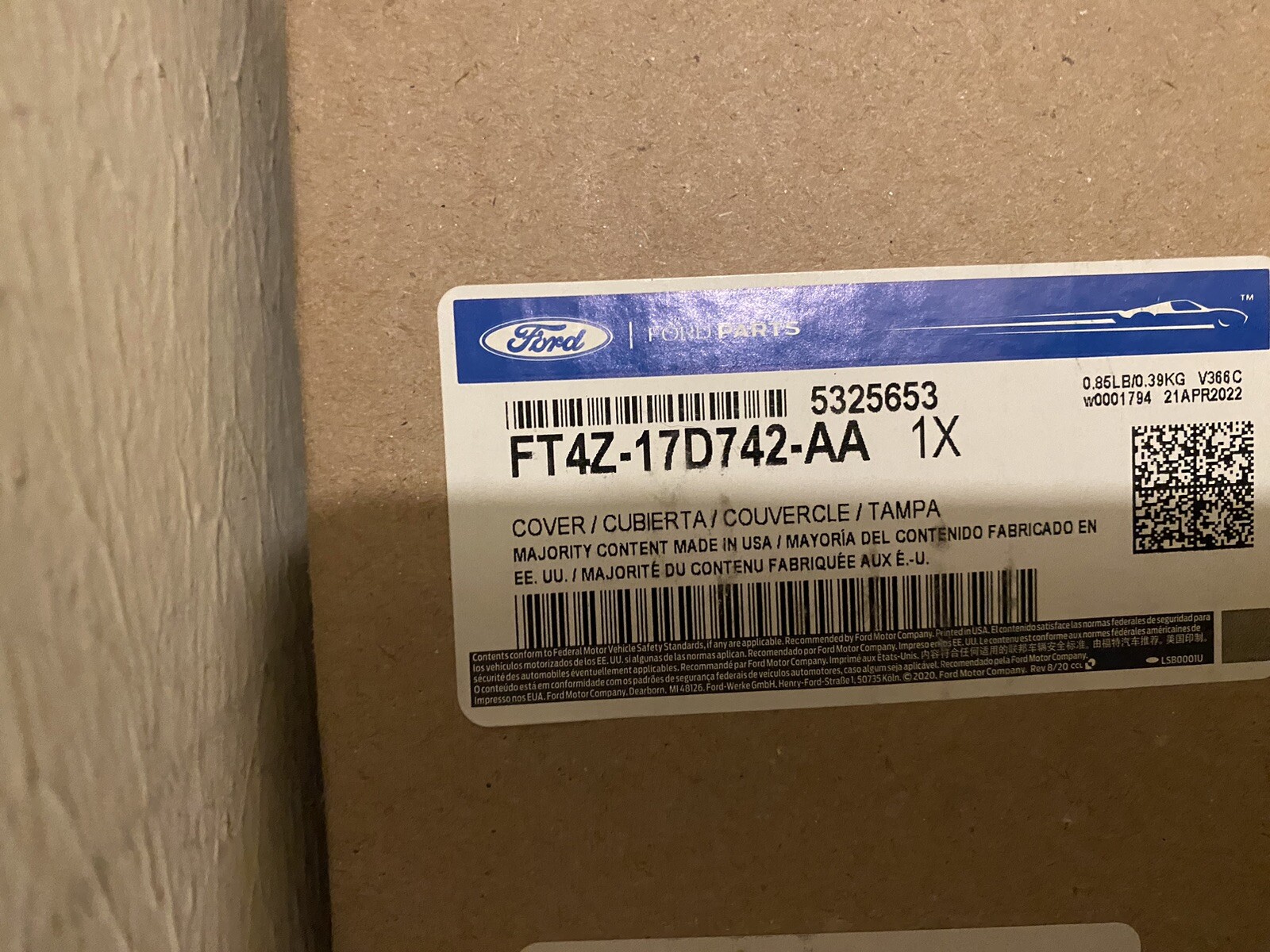 Genuine Ford Mirror Cover FT4Z-17D742-AA | eBay