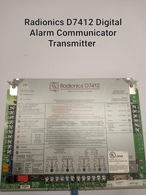 Radionics D7412 Digital Alarm Communication Transmitter | eBay
