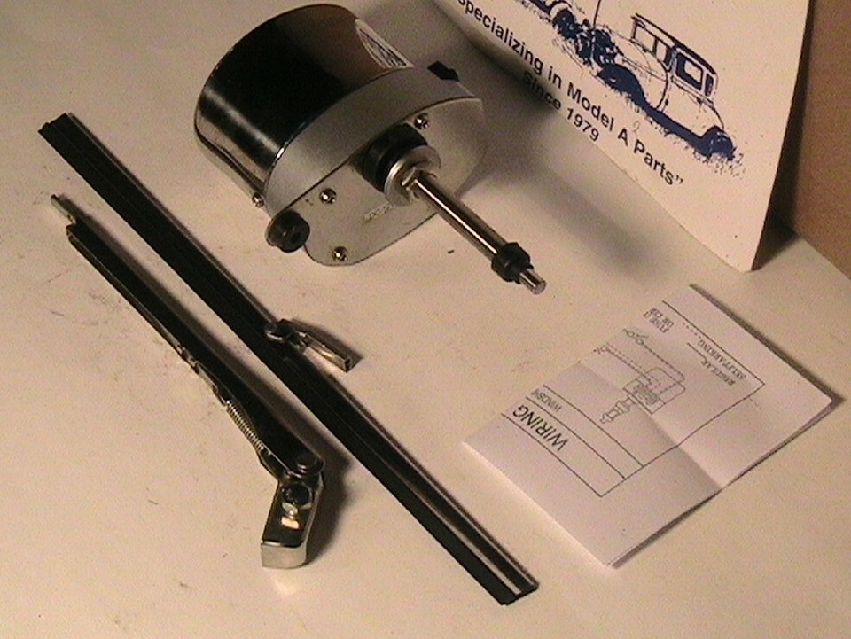 1928-1931 Model A Ford and Other Makes 12V Stainless Steel Windshield ...