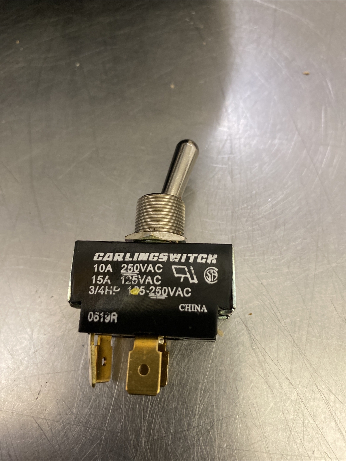 Carling 0619R On/off Switch 10a 250vac 15a 125vac 3/4 HP 125-250vac | eBay