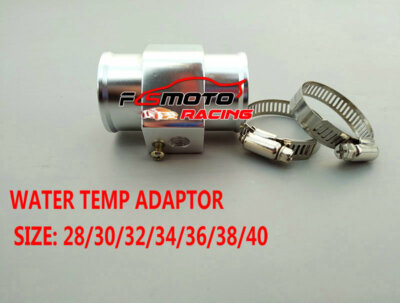 34MM Auto Water Temp Joint Pipe Temperature Sensor Gauge Adapter hose ...