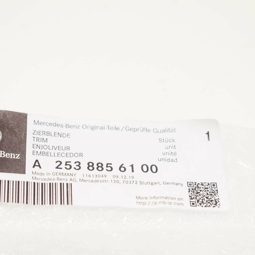 NEW MERCEDES-BENZ GLC X253 LEFT LOWER CHROME GRILL TRIM A2538856100 ...