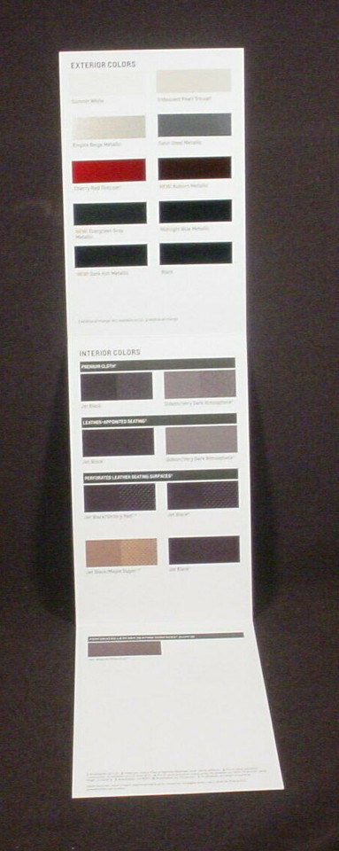 2022 CHEVROLET SUBURBAN PAINT COLOR CHIP BROCHURE - ORIGINAL | eBay