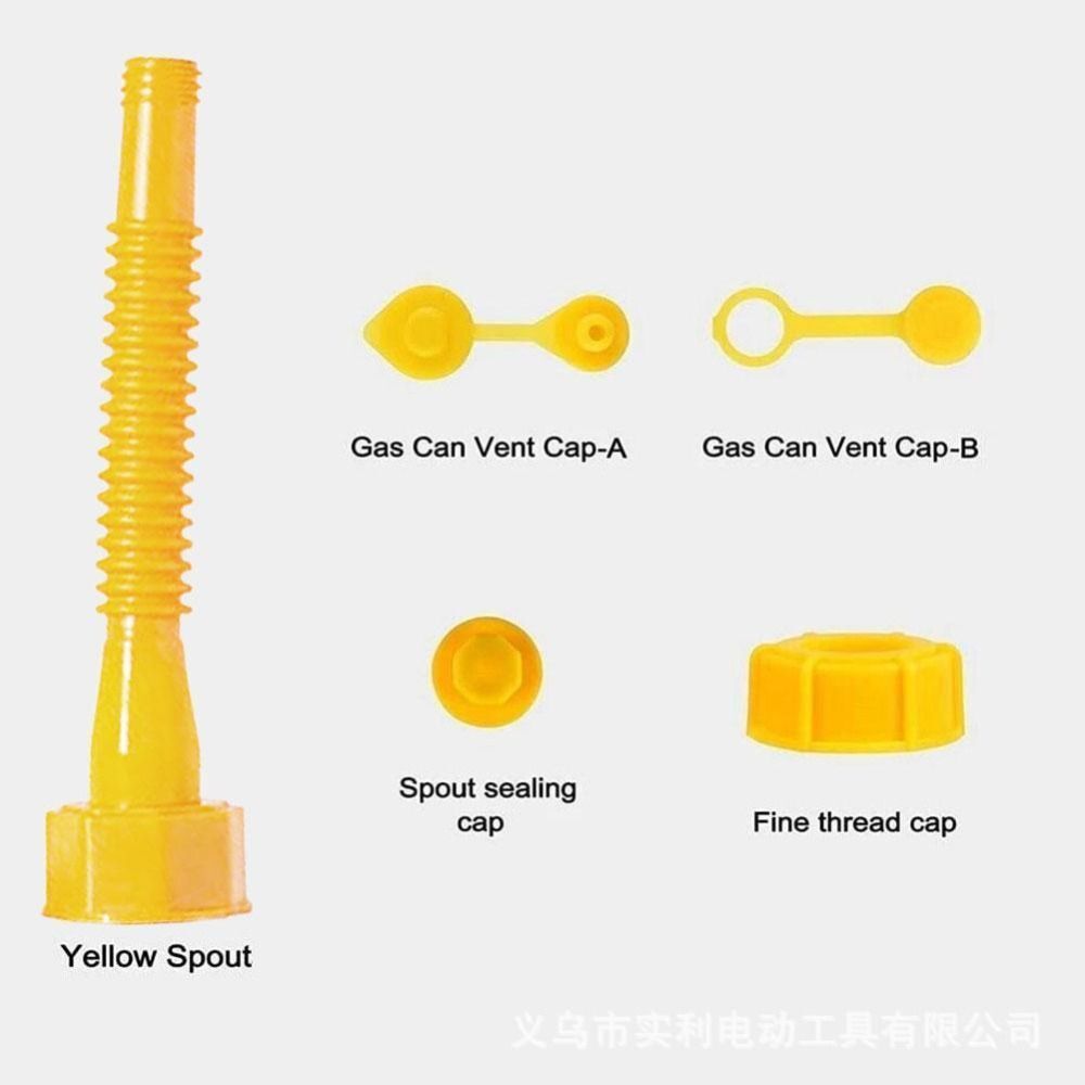 Thicker Gas Can Nozzle Gas Tank Nozzle Kit for Most 1/2/5/10 Gallon Oil ...