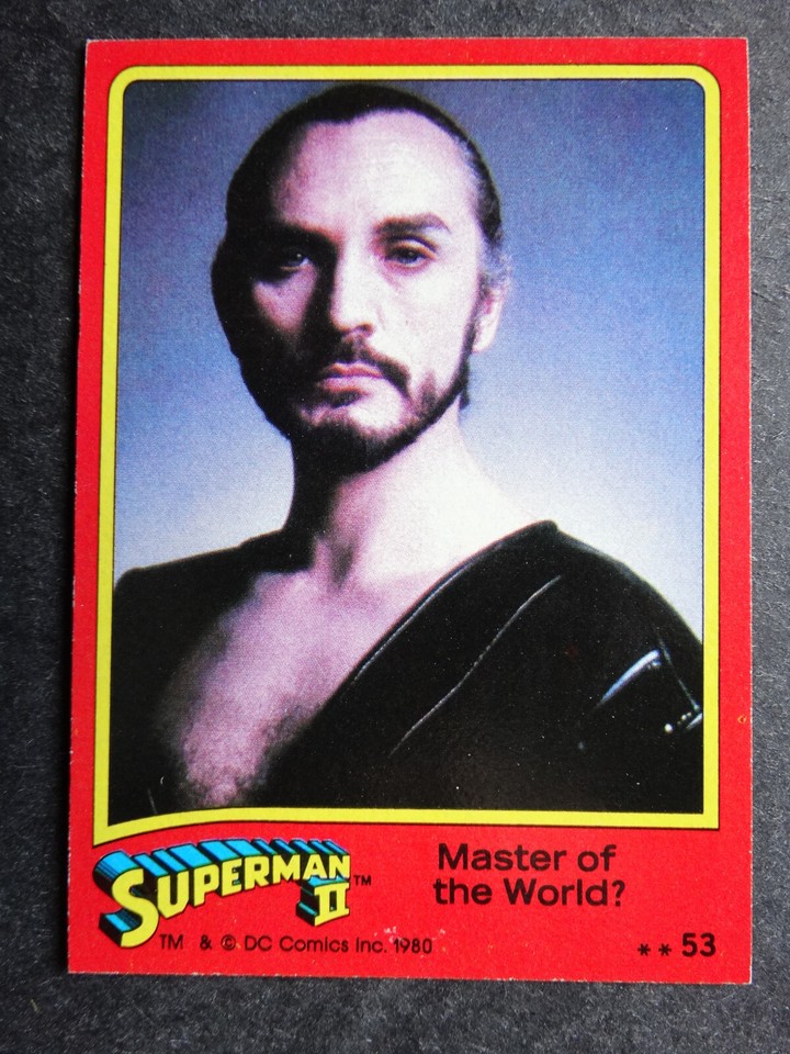 1980 Topps Superman II 2 Movie Trading Card Complete Your Set U You ...