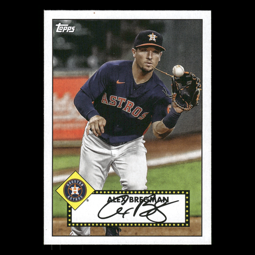 Alex Bregman #T52-11 2021 Topps 1952 Redux Houston Astros Baseball Card ...