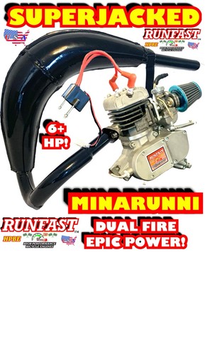 Minarelli Style Motorized Bike Race Engine 6HP High Performance Engine ...