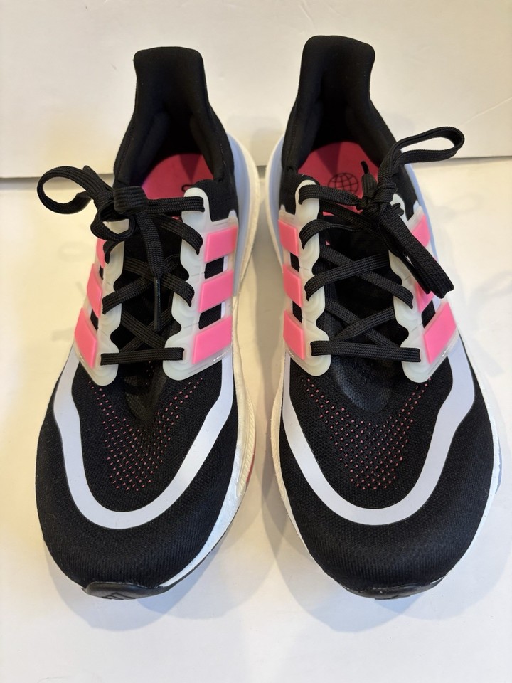 Adidas Ultraboost Light Running Sneakers Shoes Black Pink IE1764 Women ...