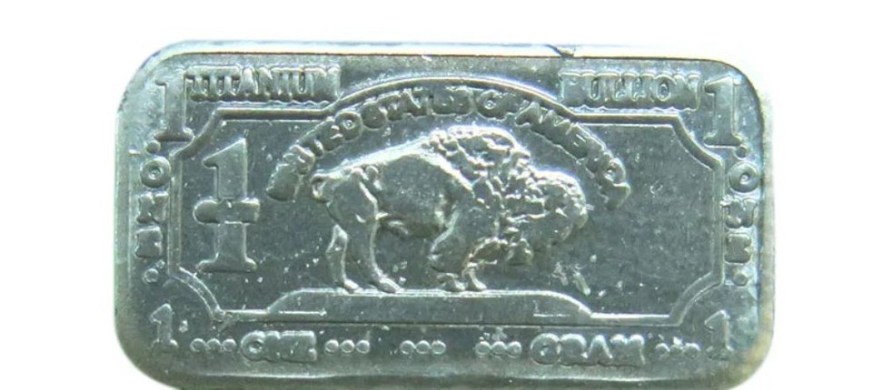 1 OZ CREDIT SUISSE GOLD COVERED BAR AND .999 1 GRAM TITANIUM & 10 CENT ...