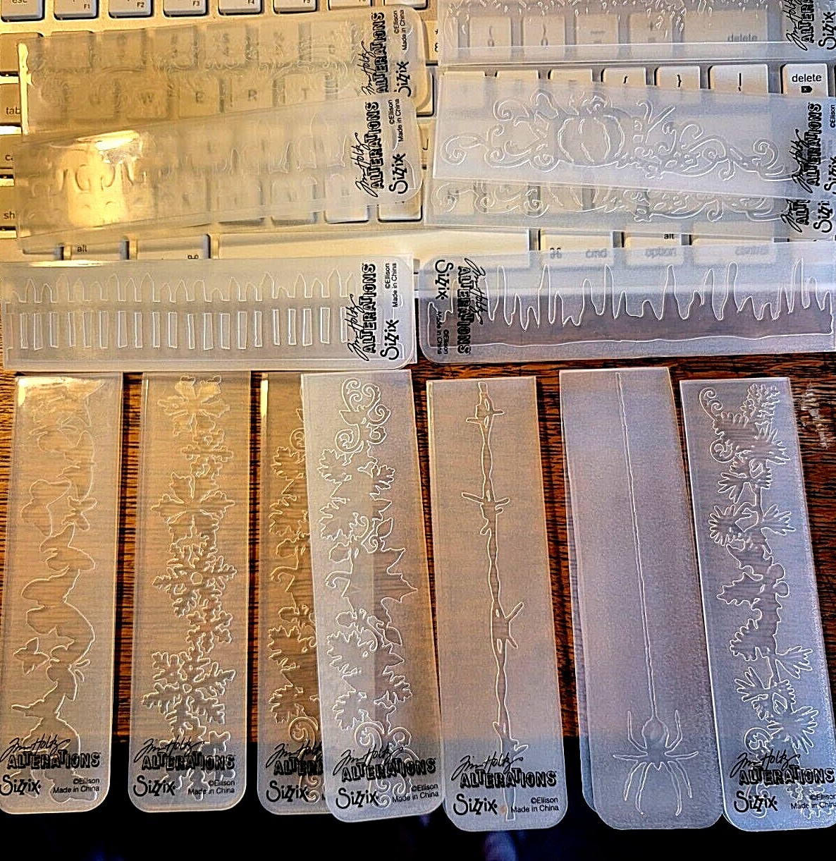 Choose from 13 1.5"x5.75" Tim Holtz Alterations Embossing Folders | eBay