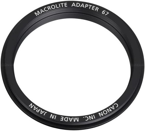 CANON Macrolite Adapter 67 for EF100/f2.8L IS USM MacroLens on MR ...