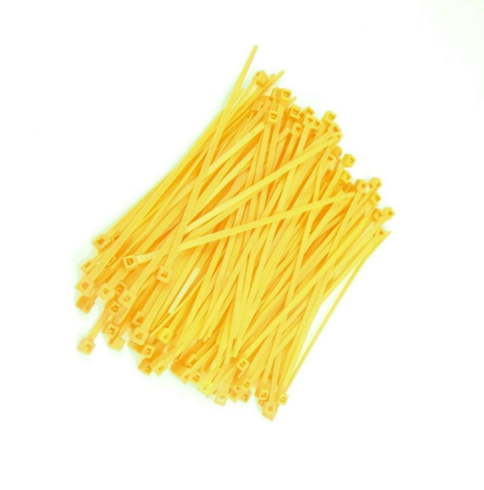 100Pcs Cable Ties Nylon Plastic Zip Tie Wraps Strong Fastner Zip Strap ...