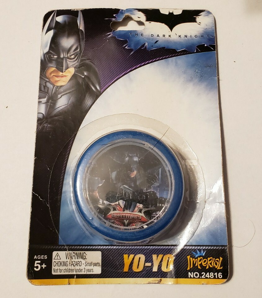 Batman The Dark Knight Imperial Yo Yo Yoyo 2007 Marvel Blue | eBay