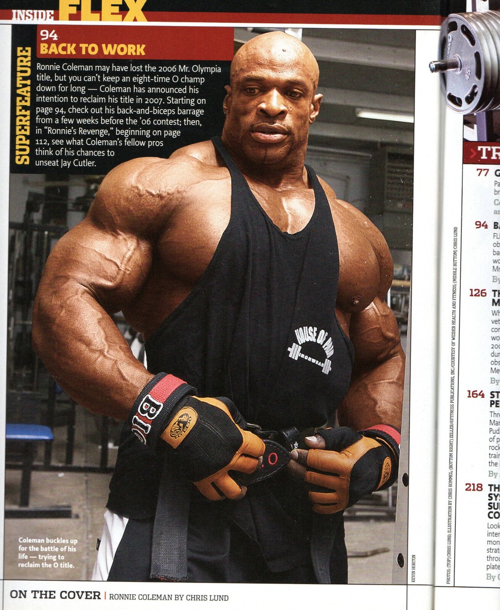 Arnold Schwarzenegger Vs Ronnie Coleman Measurements