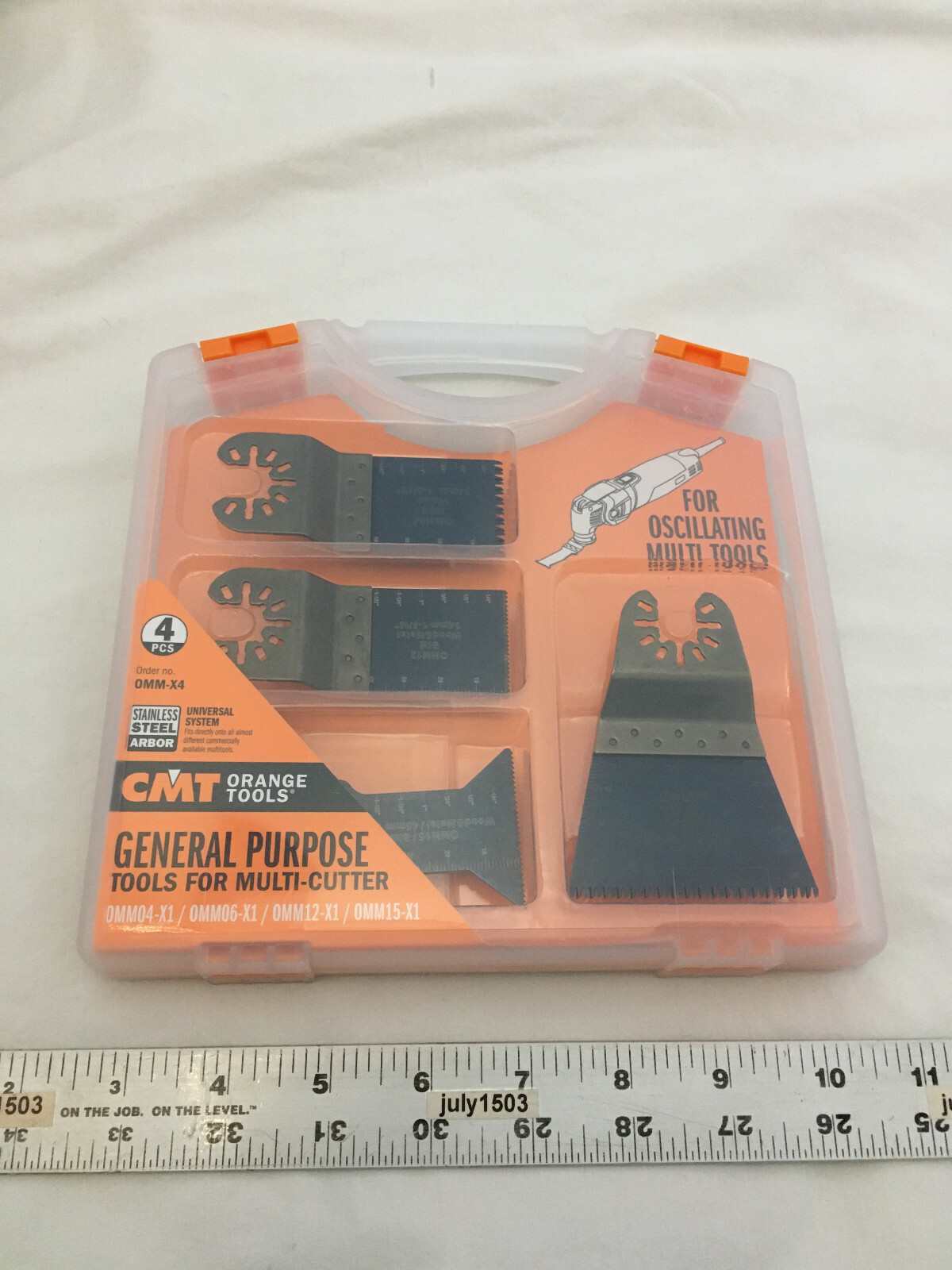 NEW CMT Orange Tools 4-Blade General Pupose Set for Oscillating Muti ...