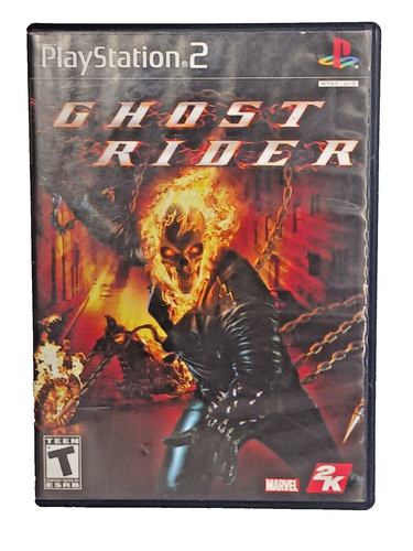 Ghost Rider PS2 Playstation 2 Game Complete Black Label W / 8MB Memory ...