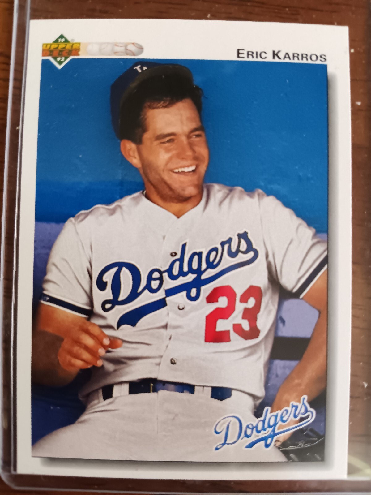 ERIC KARROS DODGERS 1992 UPPER DECK BASEBALL CARD #534 | eBay