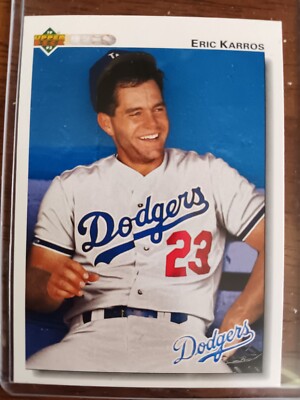ERIC KARROS DODGERS 1992 UPPER DECK BASEBALL CARD #534 | eBay