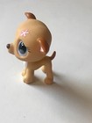 Littlest Pet Shop LPS # 498 Tan Greyhound Puppy Dog with Flower on head ...