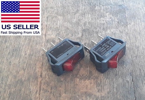 (2) Heater Switches for Twin Star Fireplaces 33EF010GRA 33EF003GRA ...